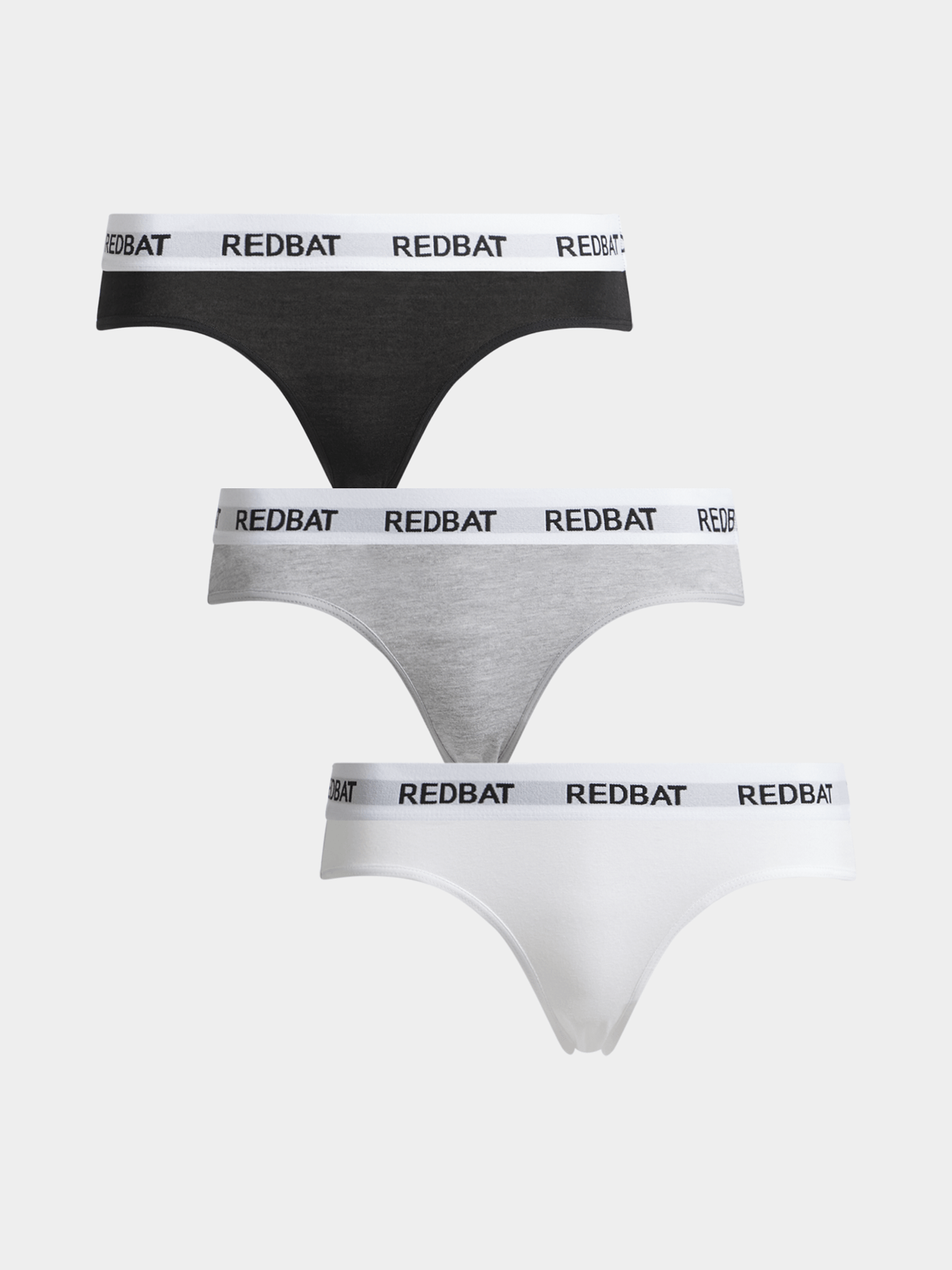 Redbat Women’s 3-Pack Black/White/Grey Bikini | Bash