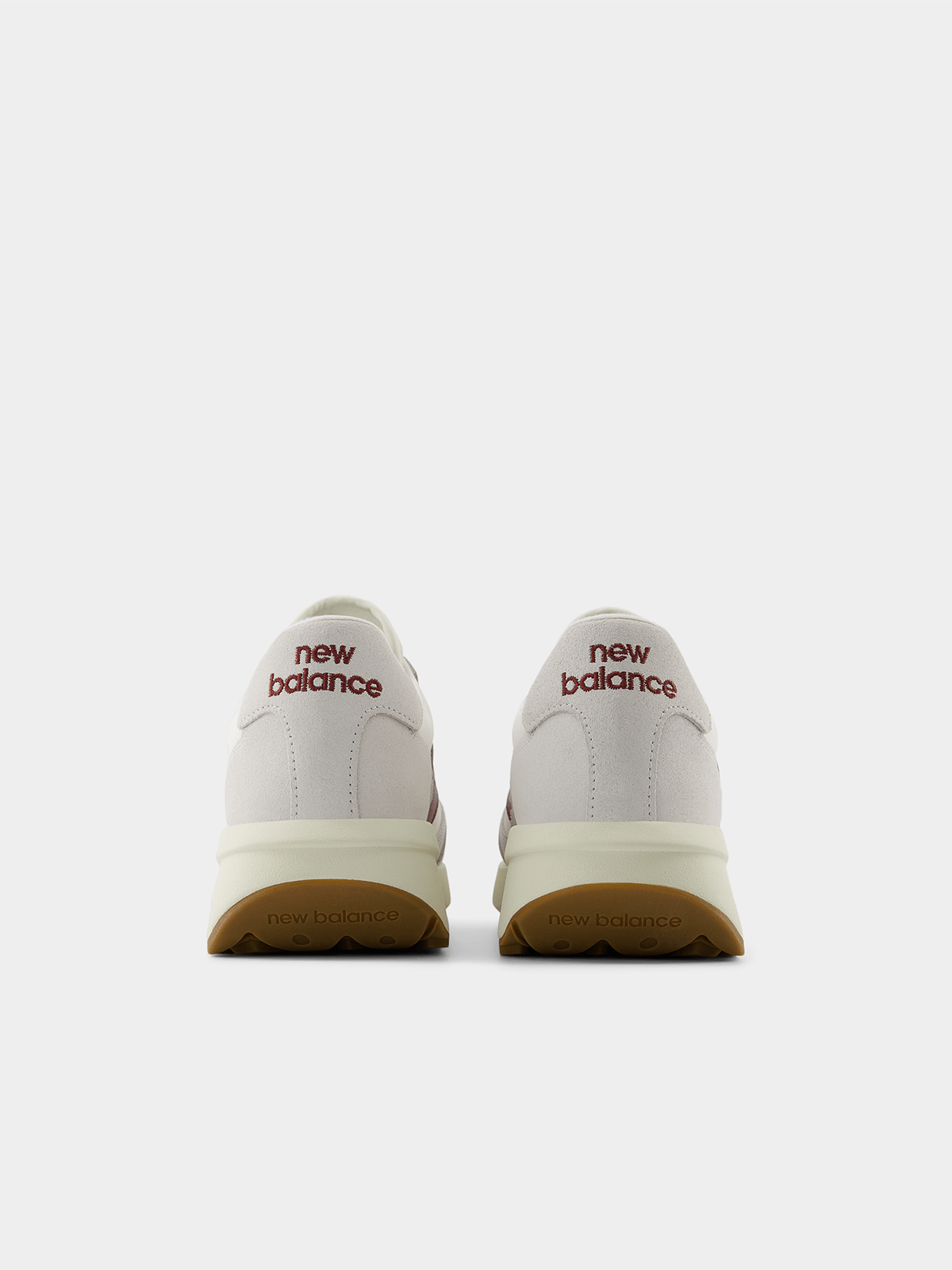 New Balance Men's U370 v1 Beige/Burgundy Sneaker | Bash