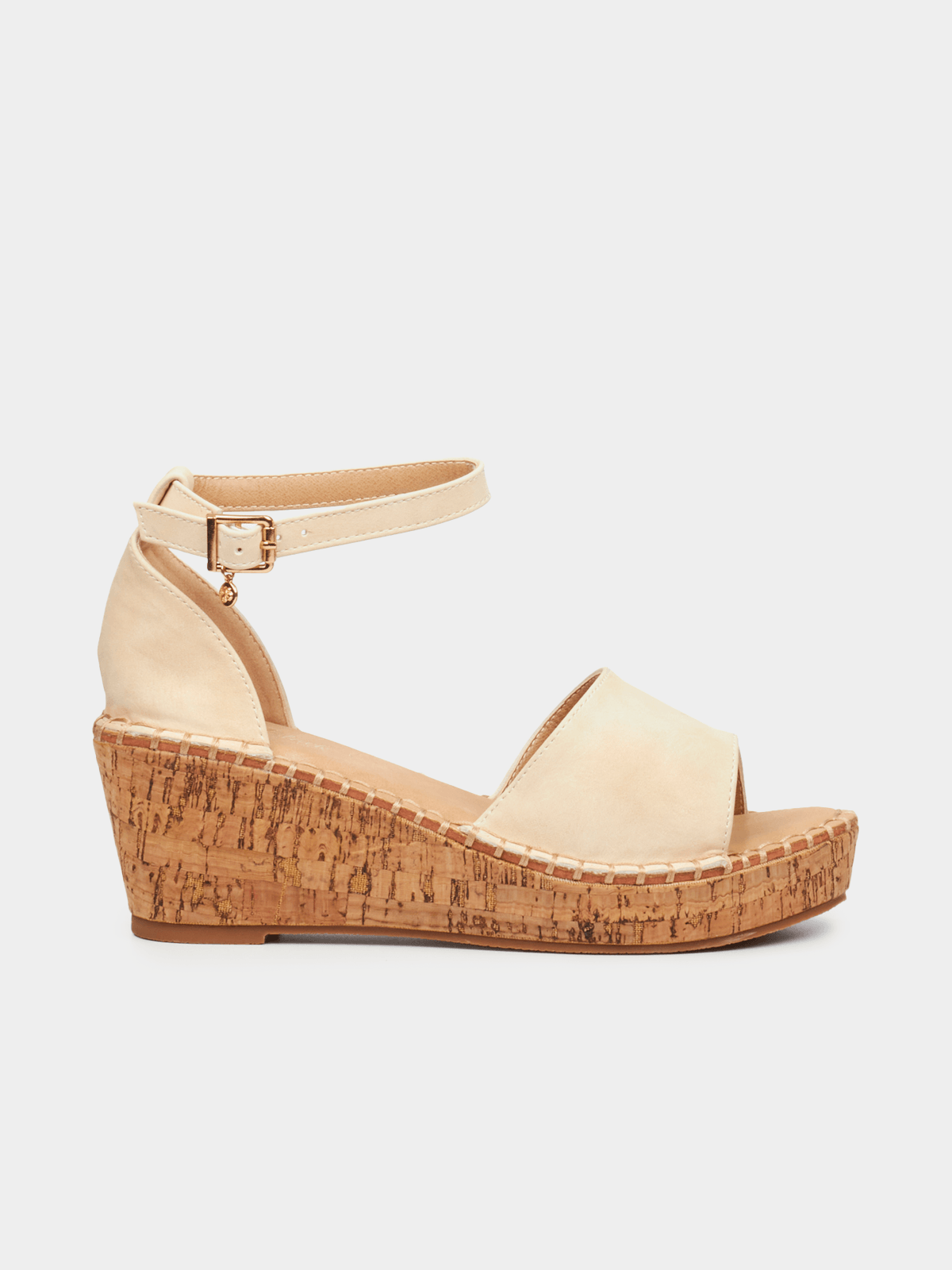 Women's Miss Black Cream Jayda 5 Wedges | Bash