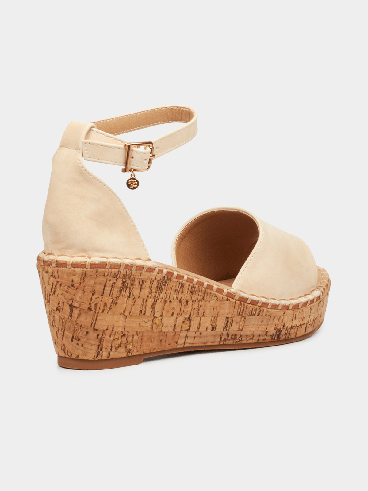 Women's Miss Black Cream Jayda 5 Wedges | Bash