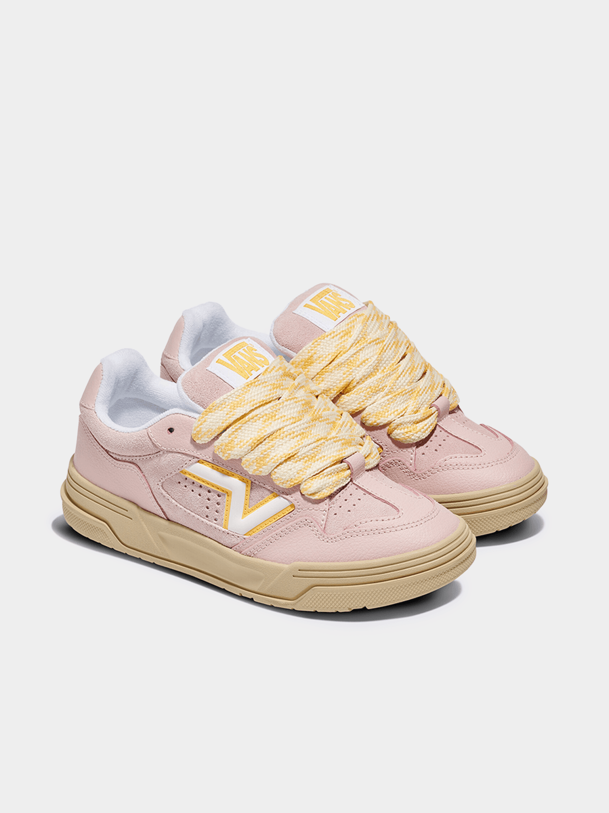 Vans Women's Upland Fat Lace Banana Pink/Banana Cream Sneaker | Bash