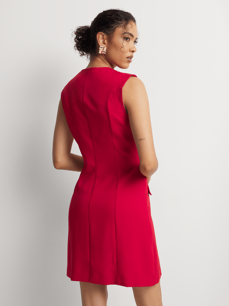 Button Through Shift Dress | Bash