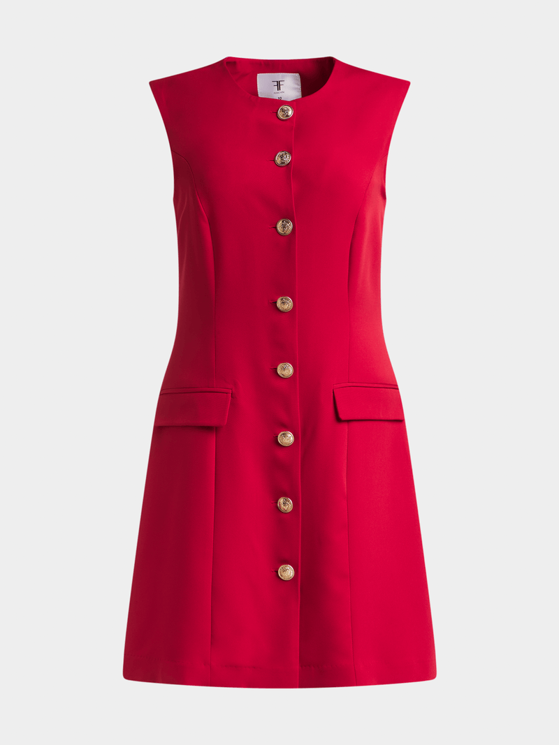 Button Through Shift Dress | Bash