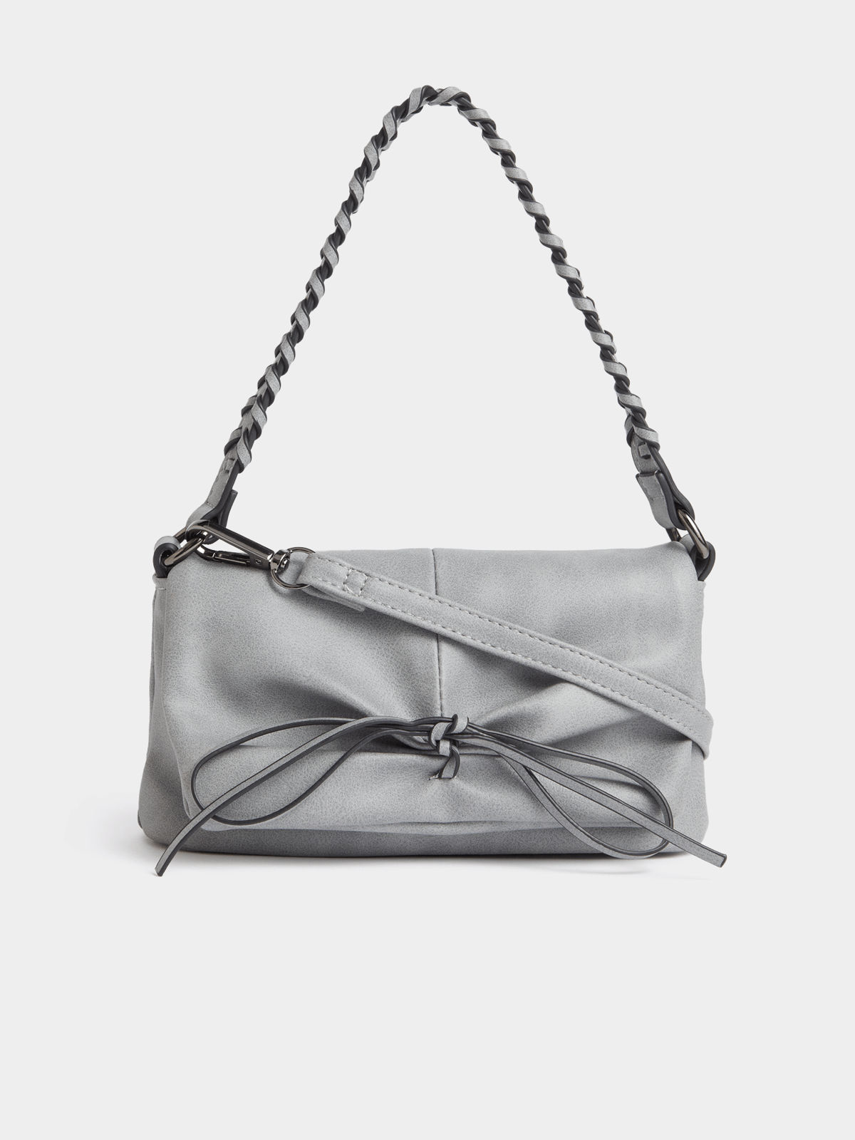 The FIX Women's Grey Bow Crossbody Bag | Bash