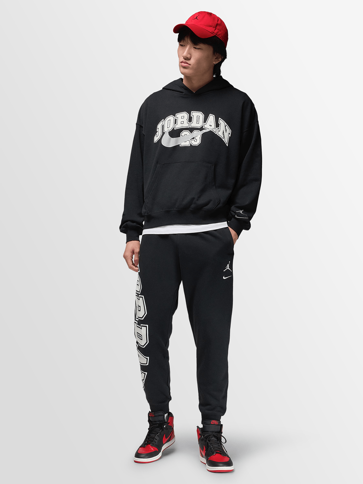 Jordan Men's MVP Black Oversized Hoodie | Bash