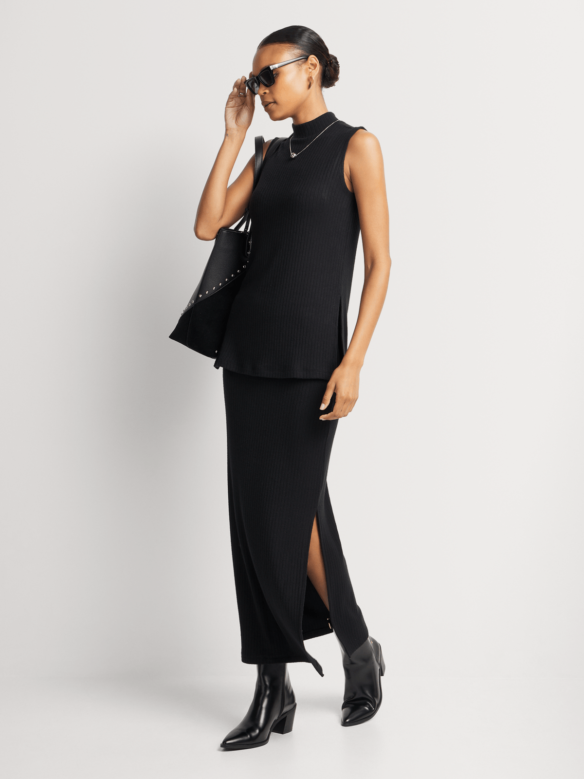 Soft Touch Highneck Sleeveless Top | Bash