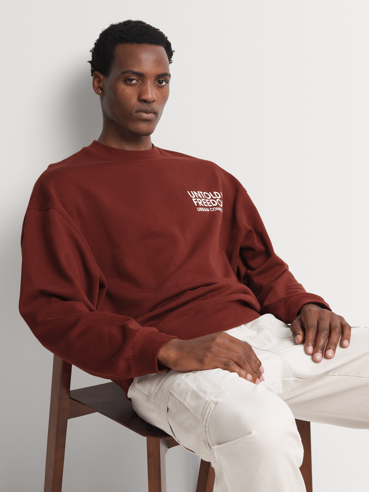Markham Men's Untold Freedom Rust Sweatshirt | Bash