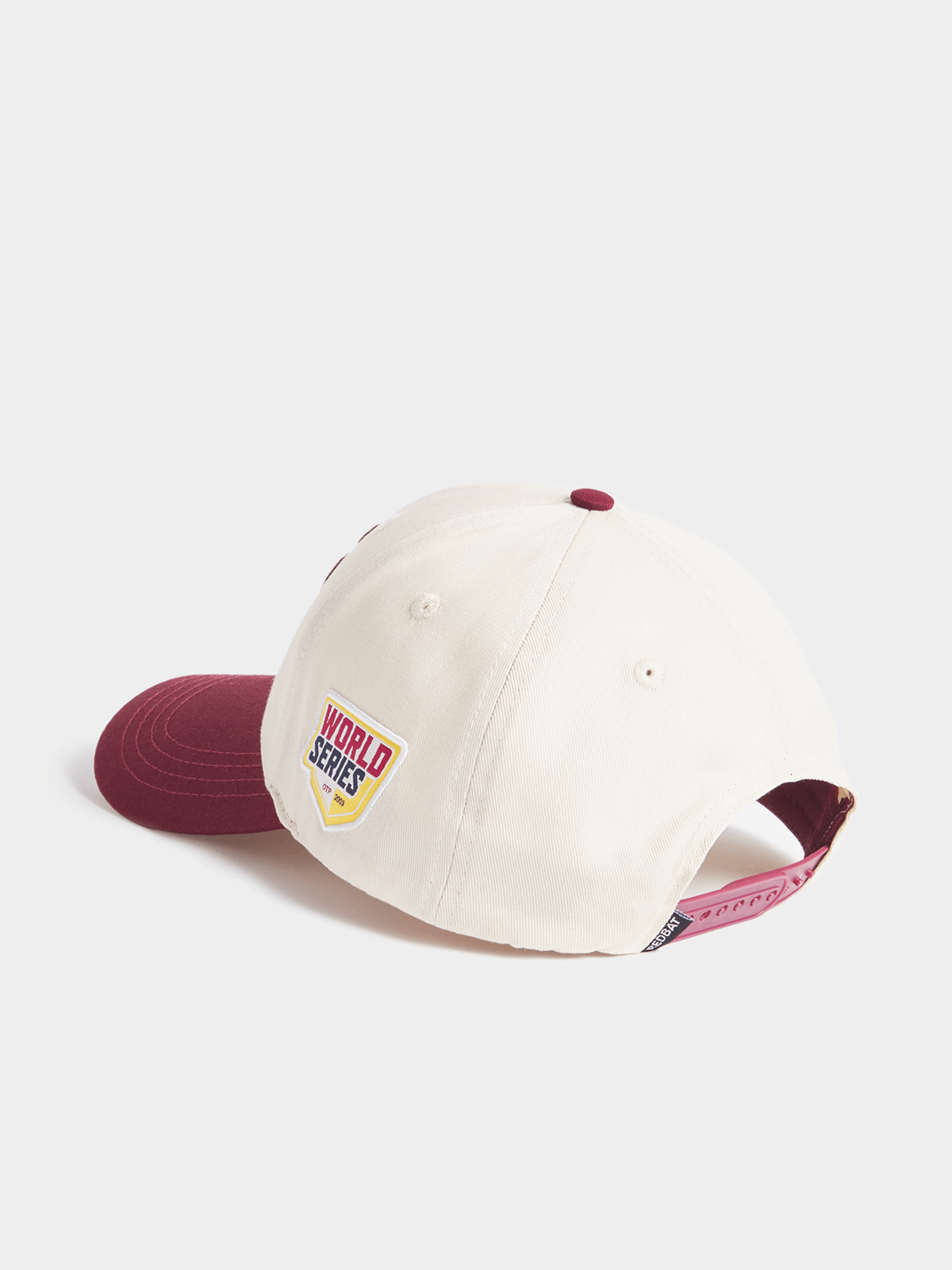 Redbat Athletics Unisex Colour Block Burgundy/Stone Cap | Bash