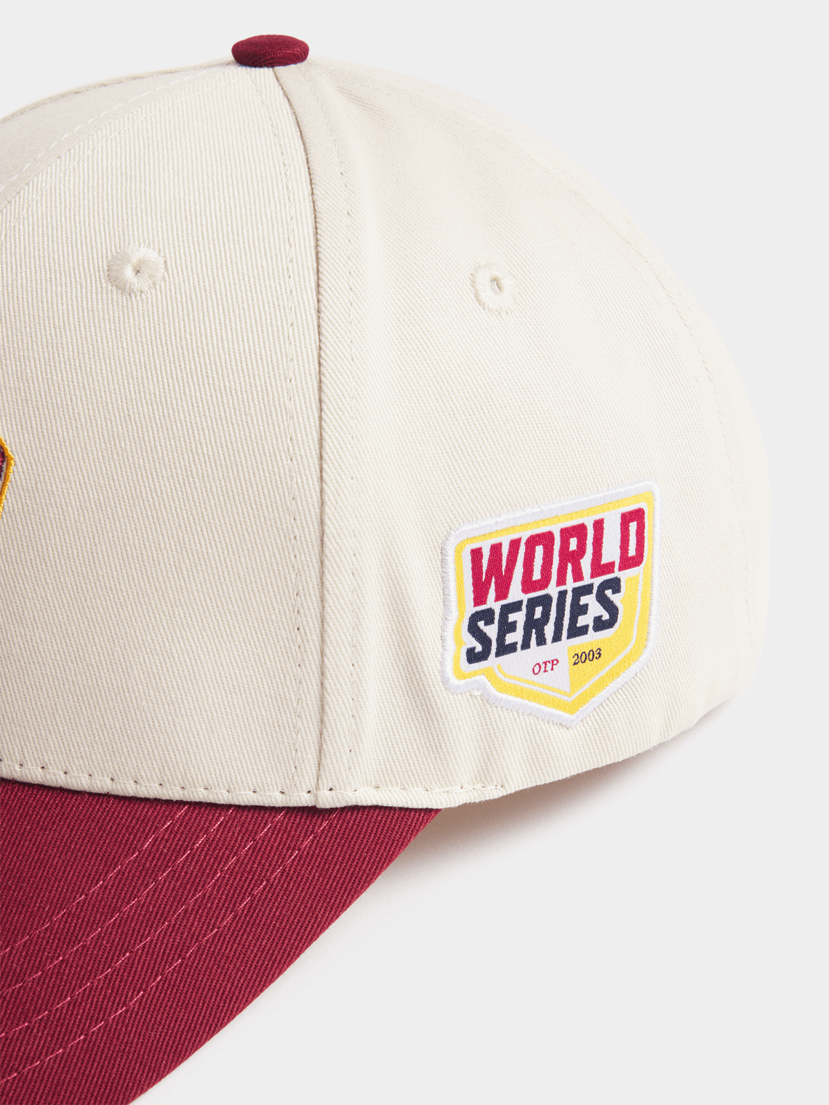 Redbat Athletics Unisex Colour Block Burgundy/Stone Cap | Bash