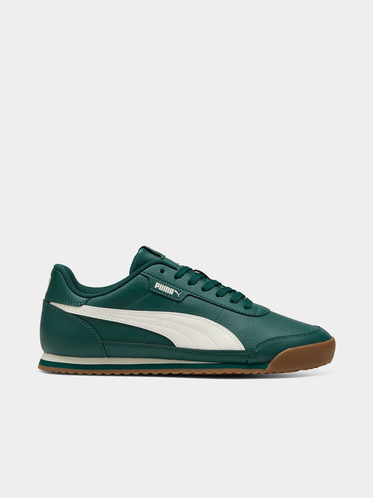 Mens Puma Turino II Green/White Sneaker | Bash