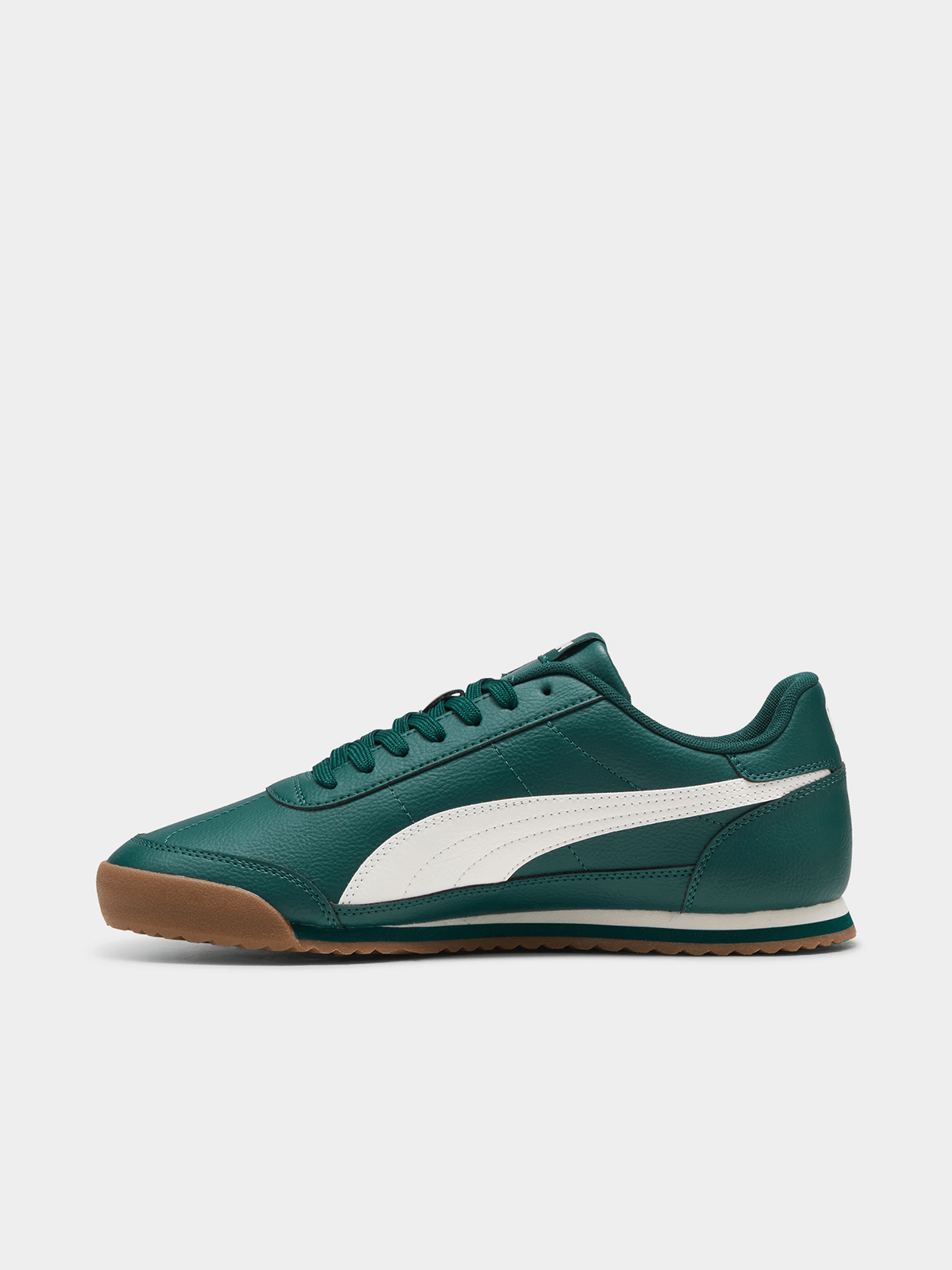 Mens Puma Turino II Green/White Sneaker | Bash