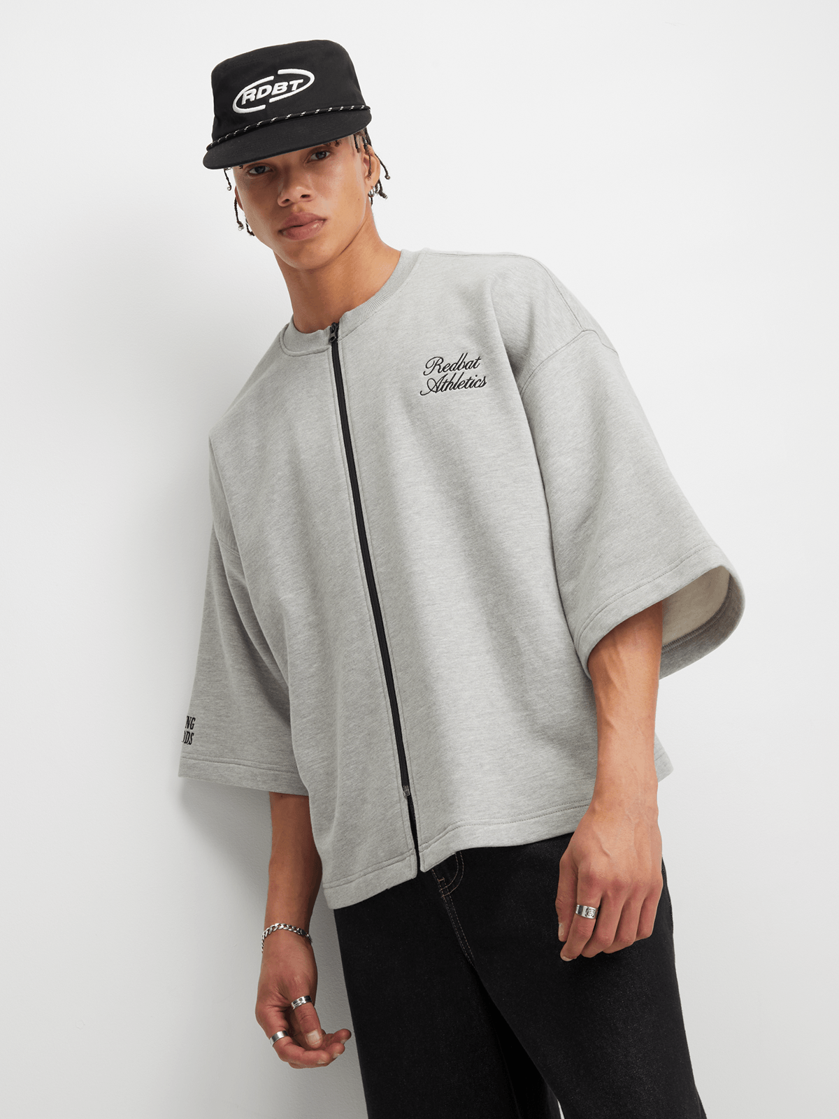 Redbat Athletics Grey Melange Top | Bash