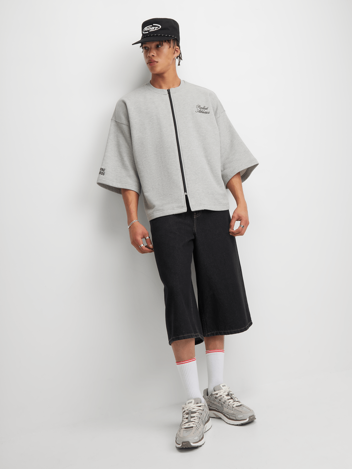 Redbat Athletics Grey Melange Top | Bash