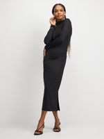 Exact Women's Black Ruched Bodycon Dress | Bash