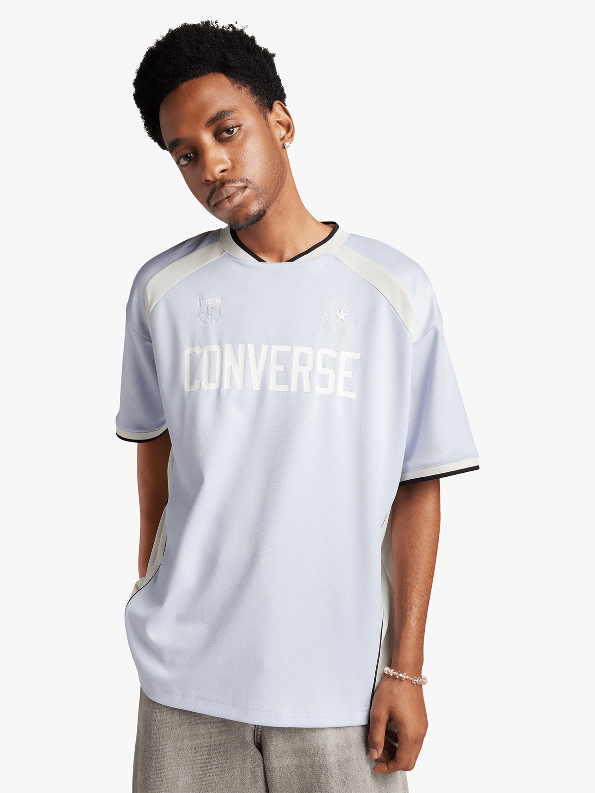 Converse Men's Blue Soccer Jersey Top | Bash