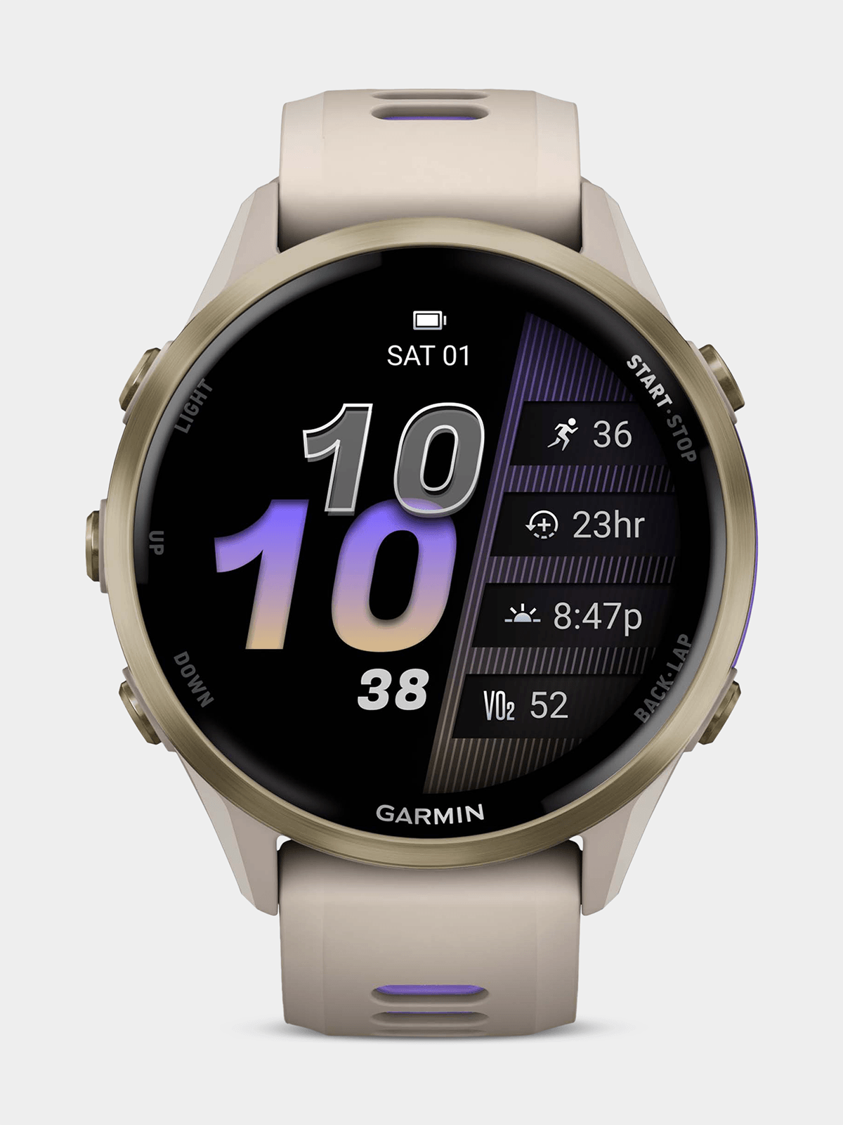 Garmin Forerunner 970 French Gray/Indigo Smartwatch | Bash