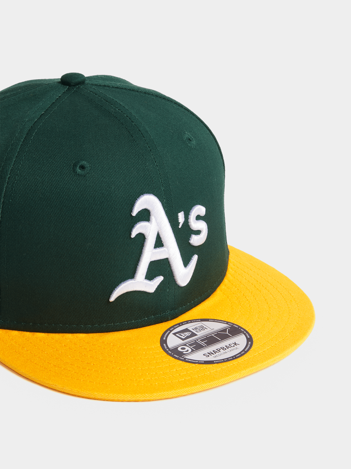 New Era Unisex 9FIFTY Oakland's Athletics Green/Yellow Cap | Bash