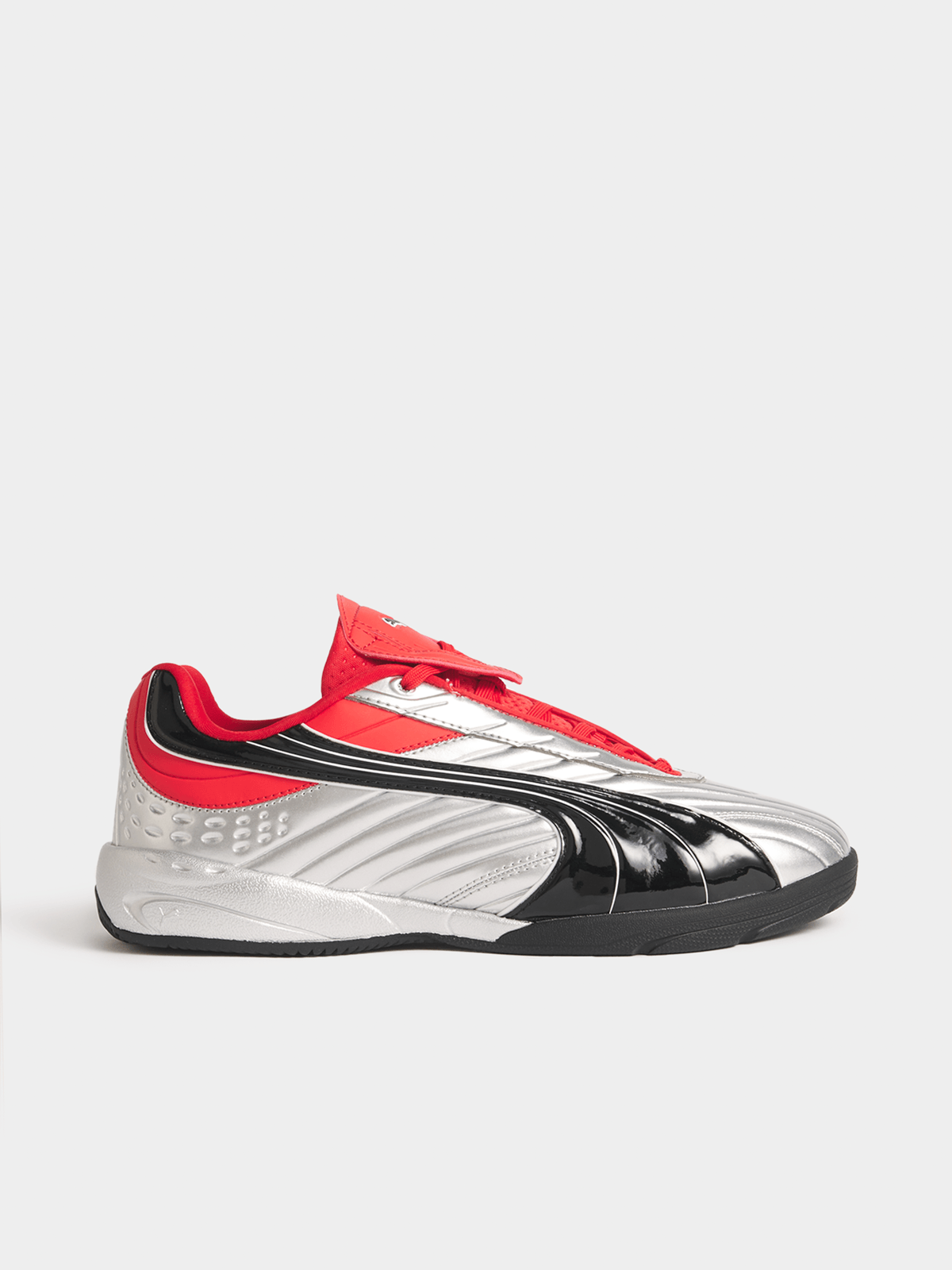Puma Men's V1PER Goalgetter Silver/White Sneaker | Bash