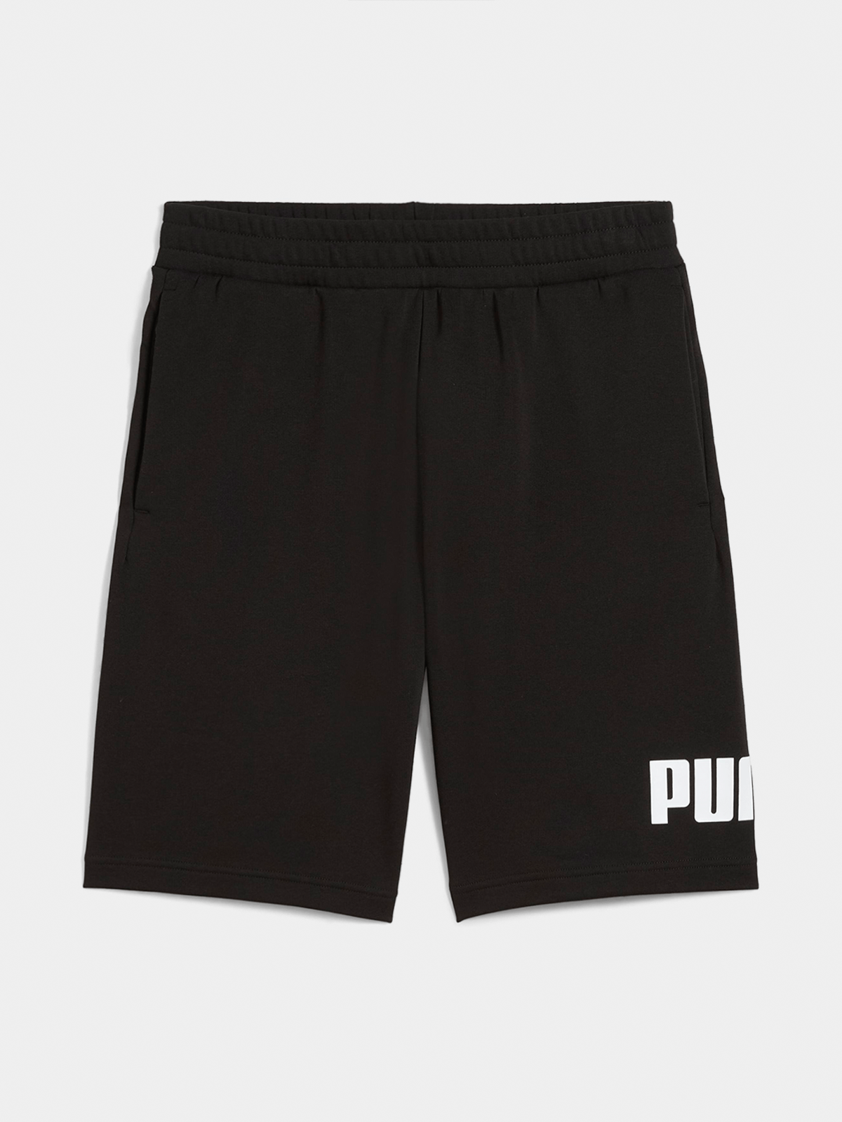 Puma Mens Essential Big No.1 Logo 10 Inch Black Shorts | Bash