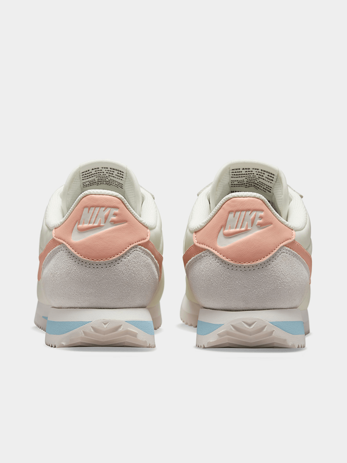 Nike Women's Cortez SE Sail/Peach/Blue Sneaker | Bash
