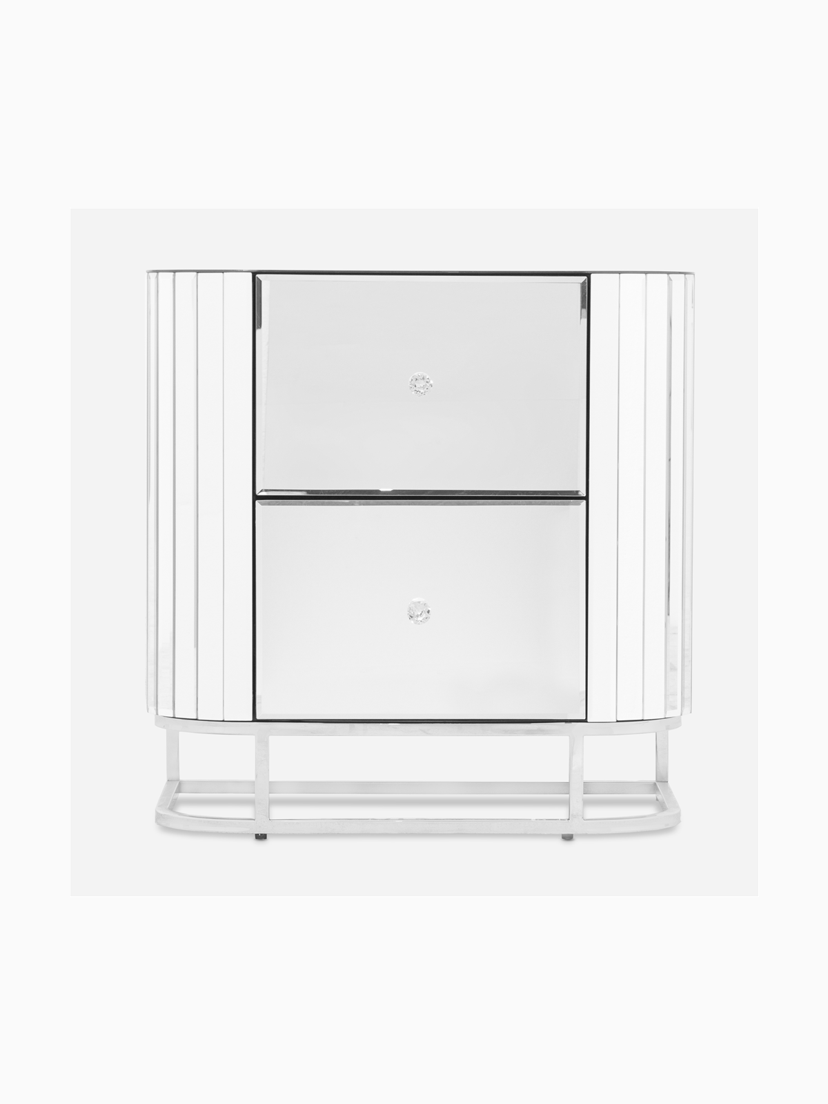 Michelle Mirror 2 Drawer Pedestal | Bash