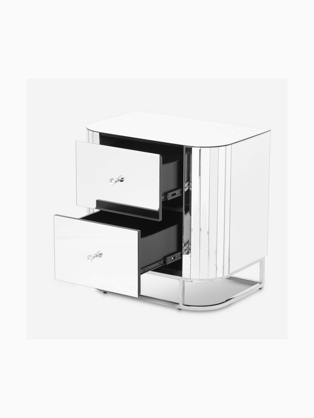 Michelle Mirror 2 Drawer Pedestal | Bash