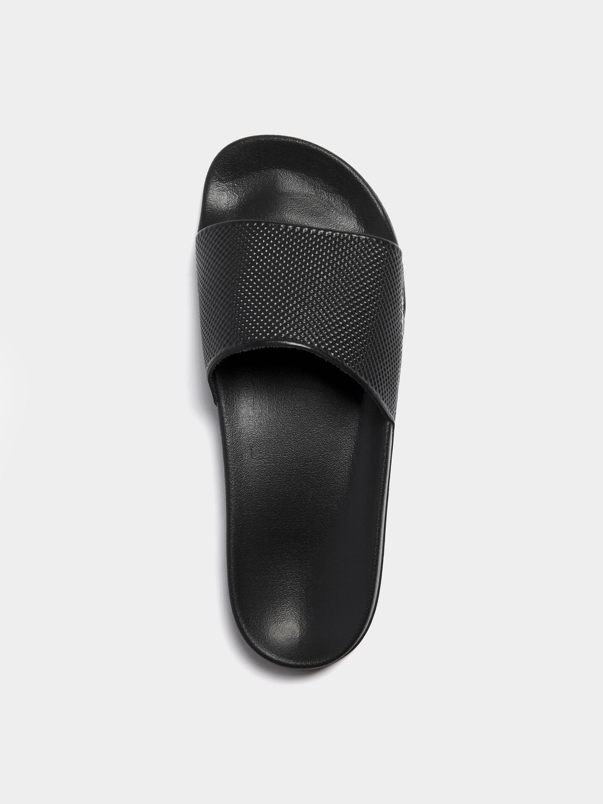 Men's TS Embossed Black Slide | Bash
