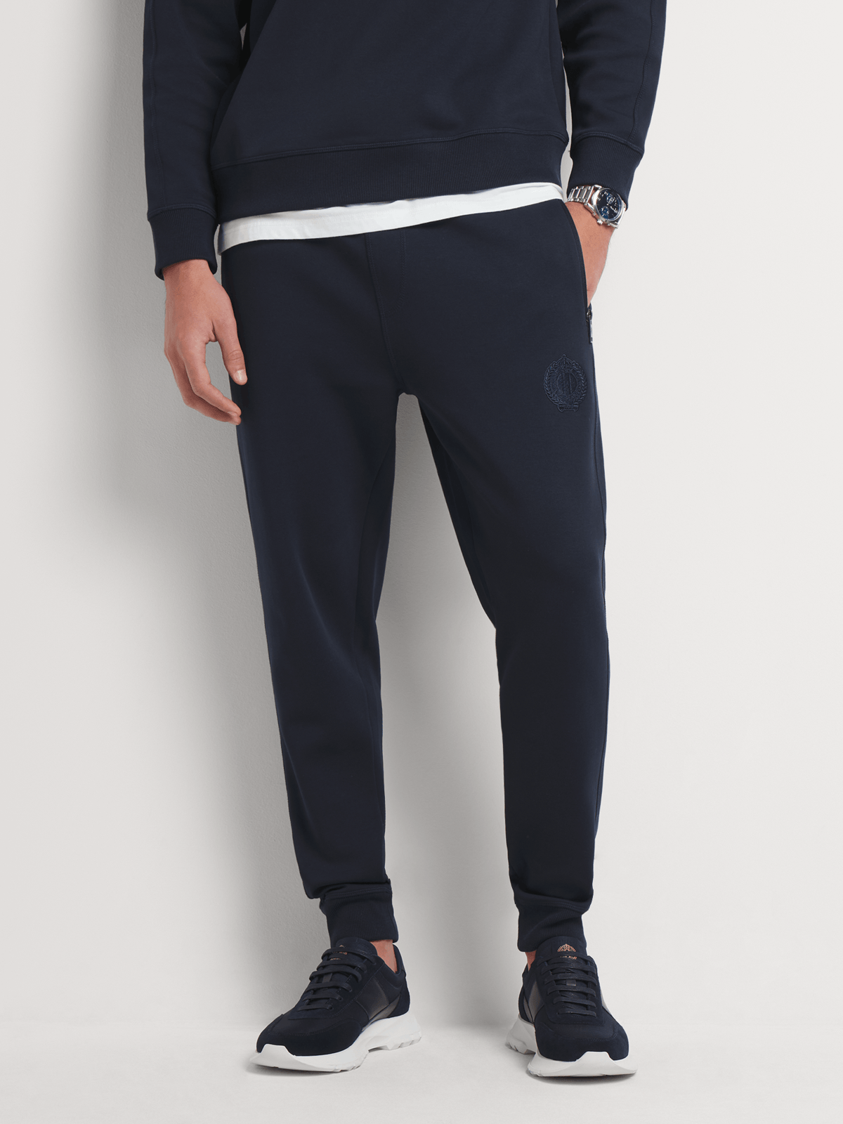 Fabiani Men's Navy Co-ord Sweatpants | Bash