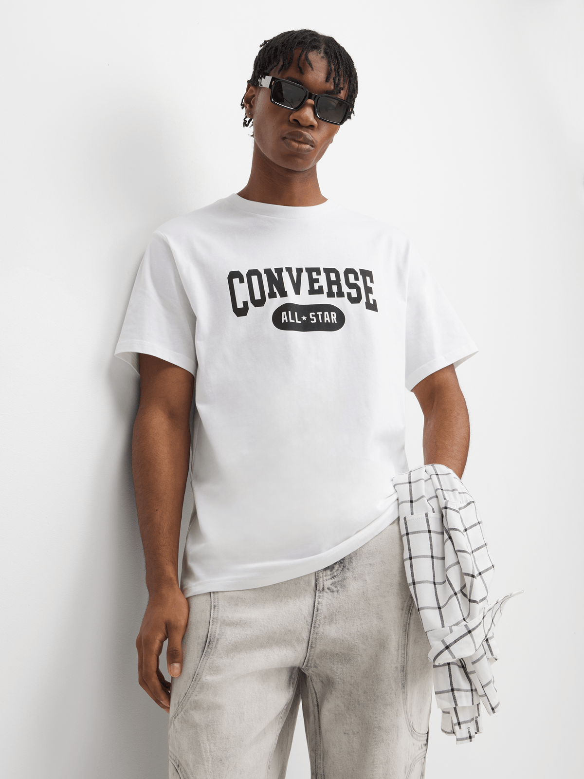 Converse Men's Retro Logo White T-Shirt | Bash