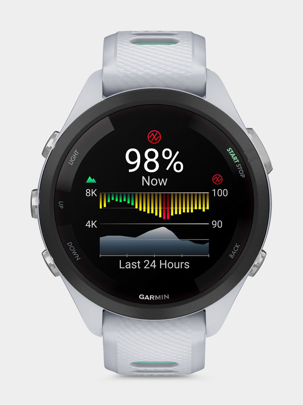 Garmin White Forerunner 265S Music Watch | Bash