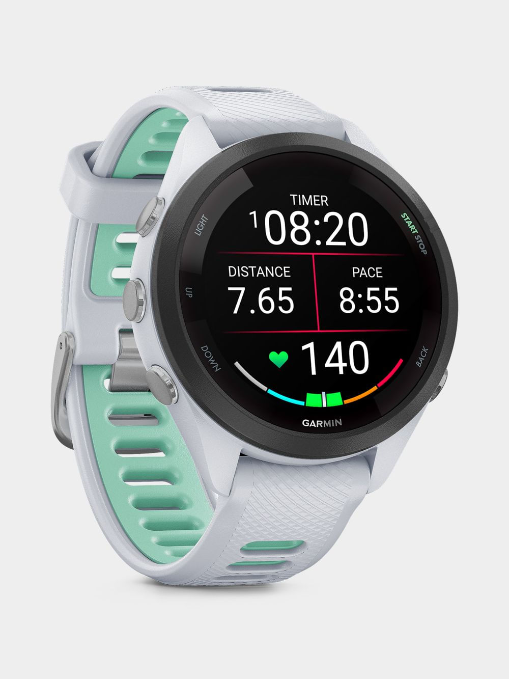 Garmin White Forerunner 265S Music Watch | Bash