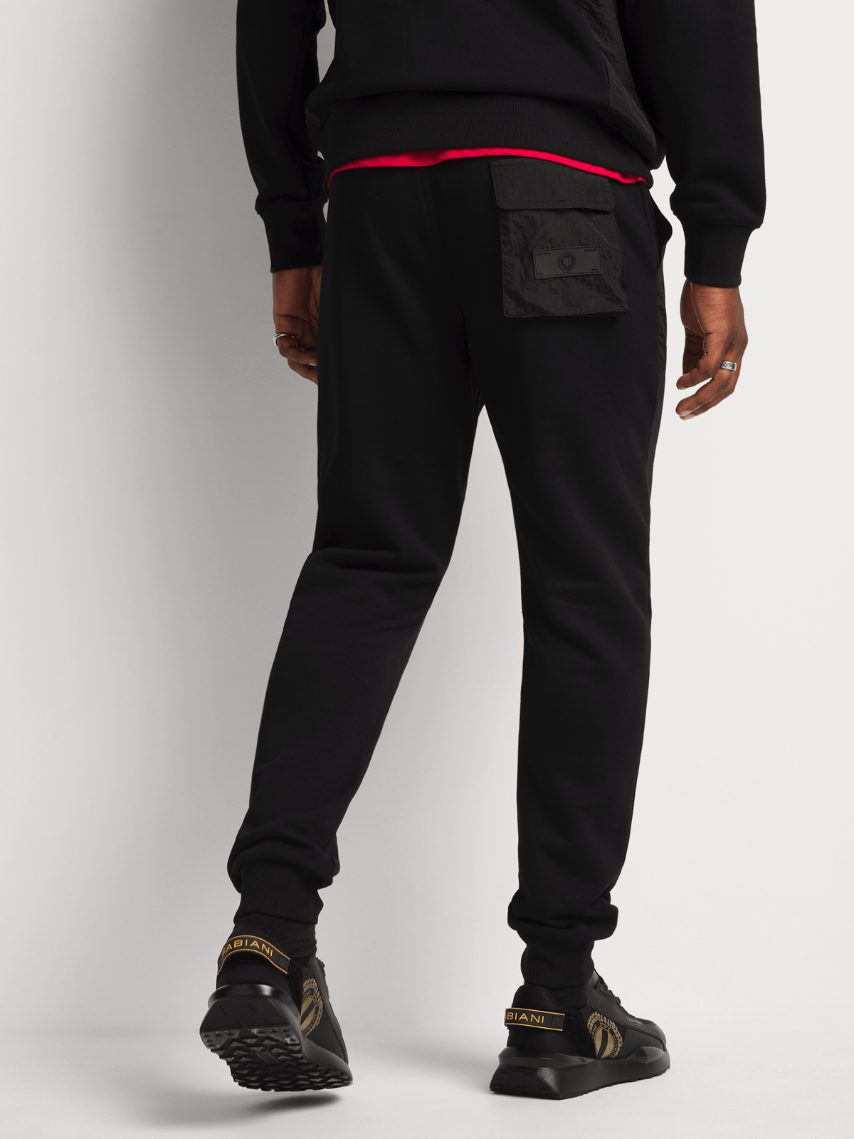Fabiani Men's Black Utility Sweatpants | Bash