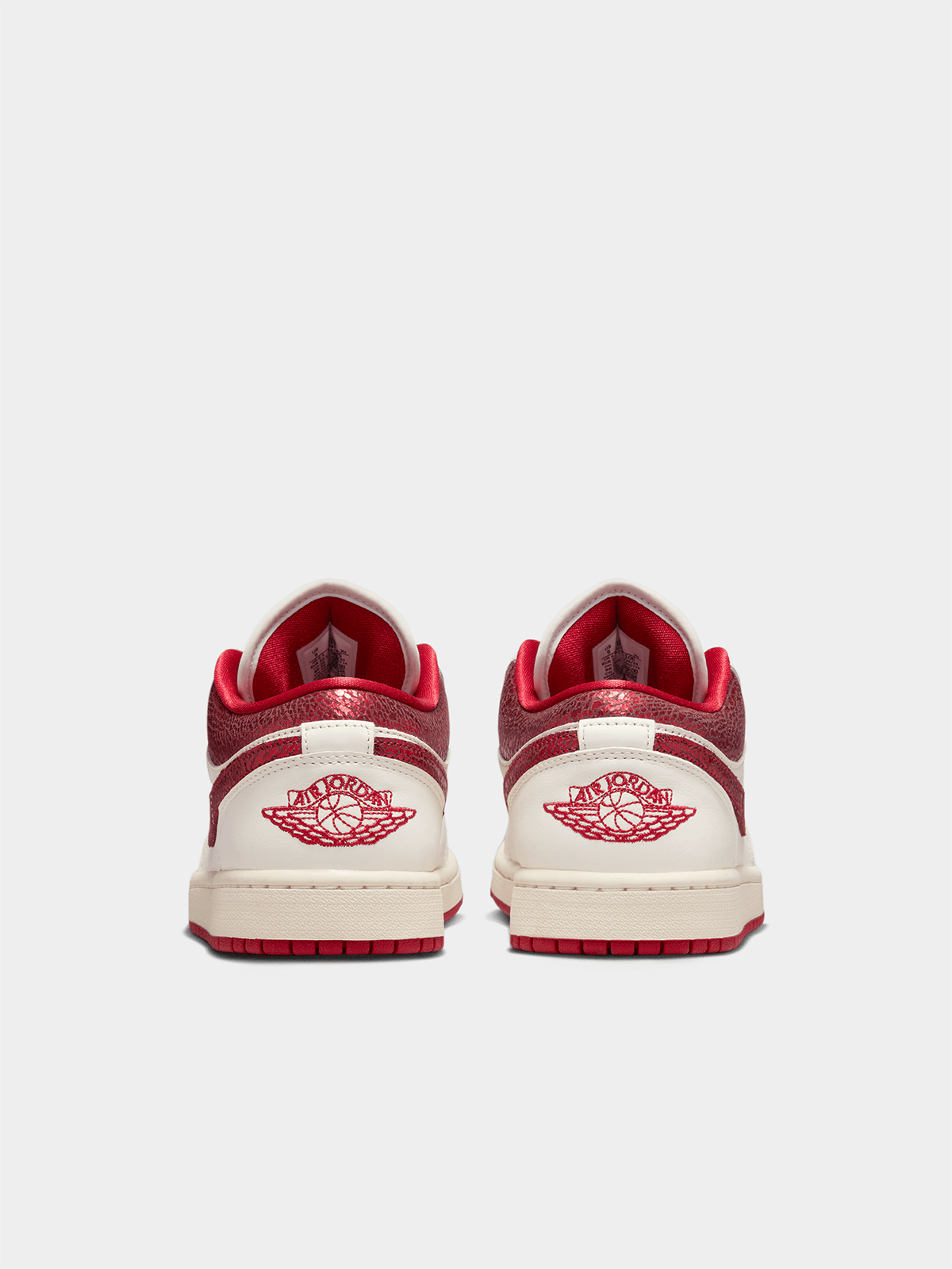 Jordan Women's 1 Low SE Sail/Varsity Red Sneaker | Bash