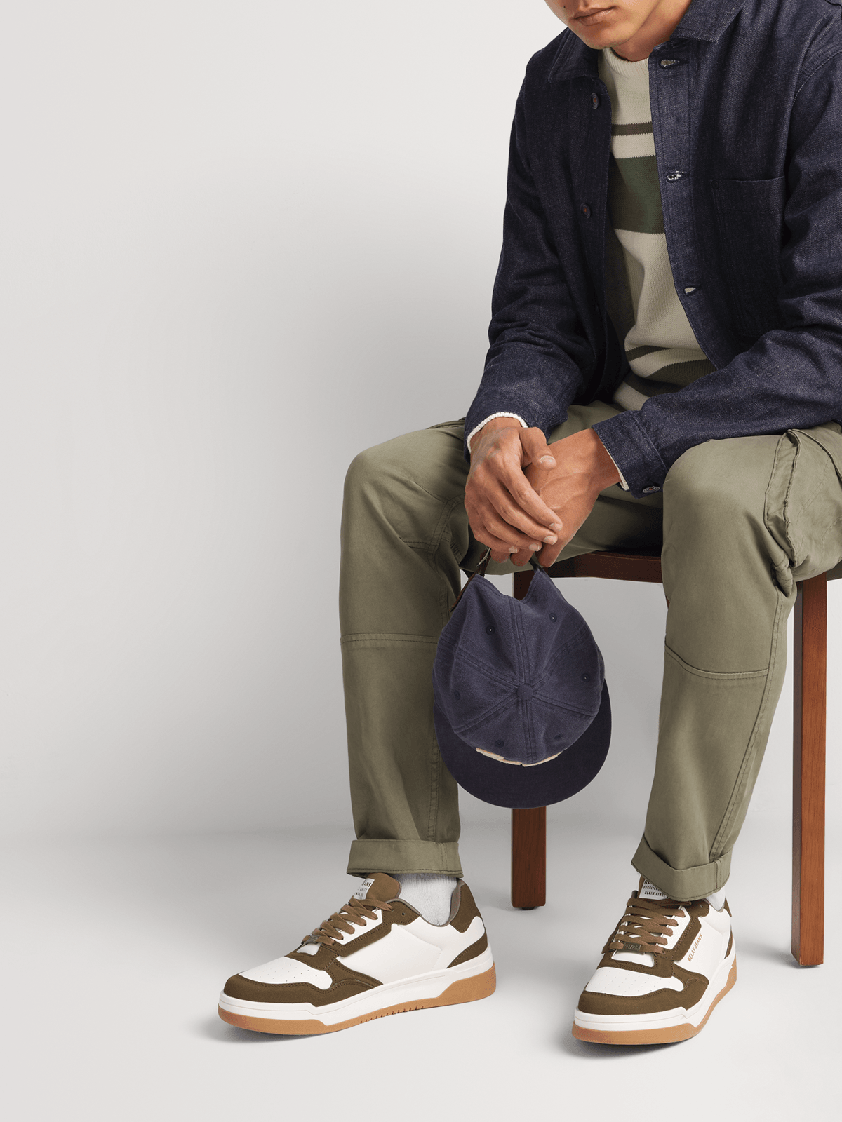 Relay Jeans Men's Panelled Colour Bloc Court Sneaker | Bash