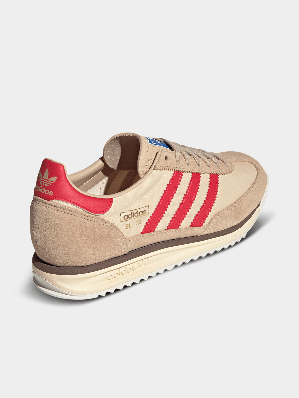 adidas Originals Men's SL 72 RS Beige/Red Sneaker | Bash