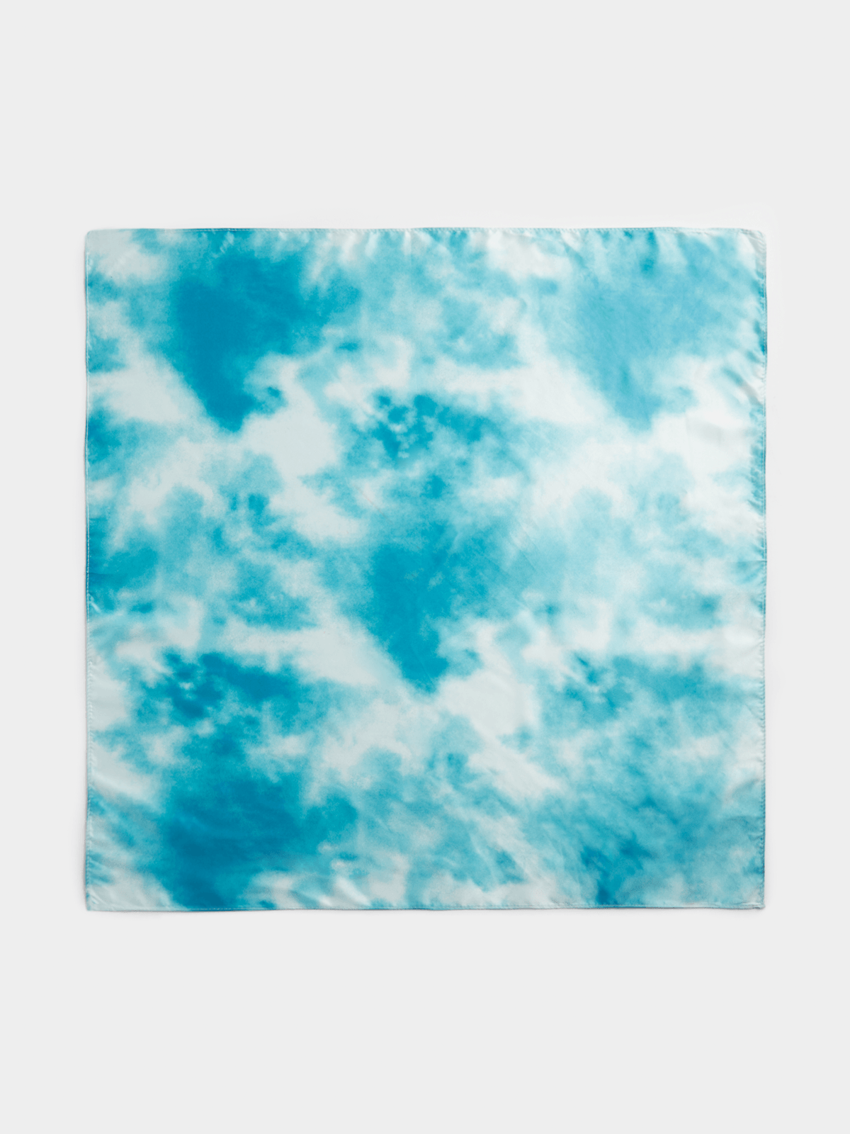 Exact Women's Blue Print Satin Scarf | Bash