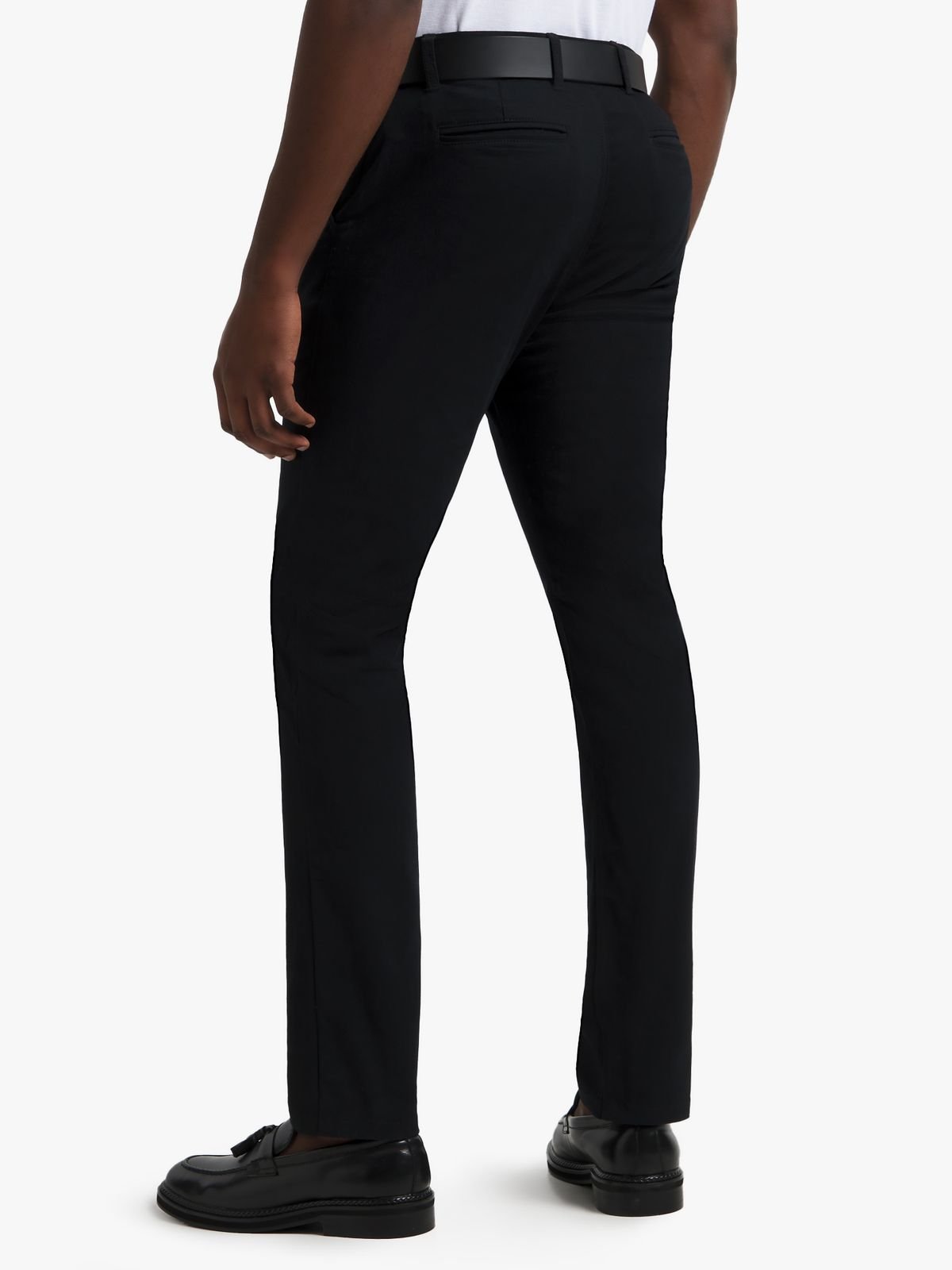 Exact Men's Black Straight Leg Chinos | Bash