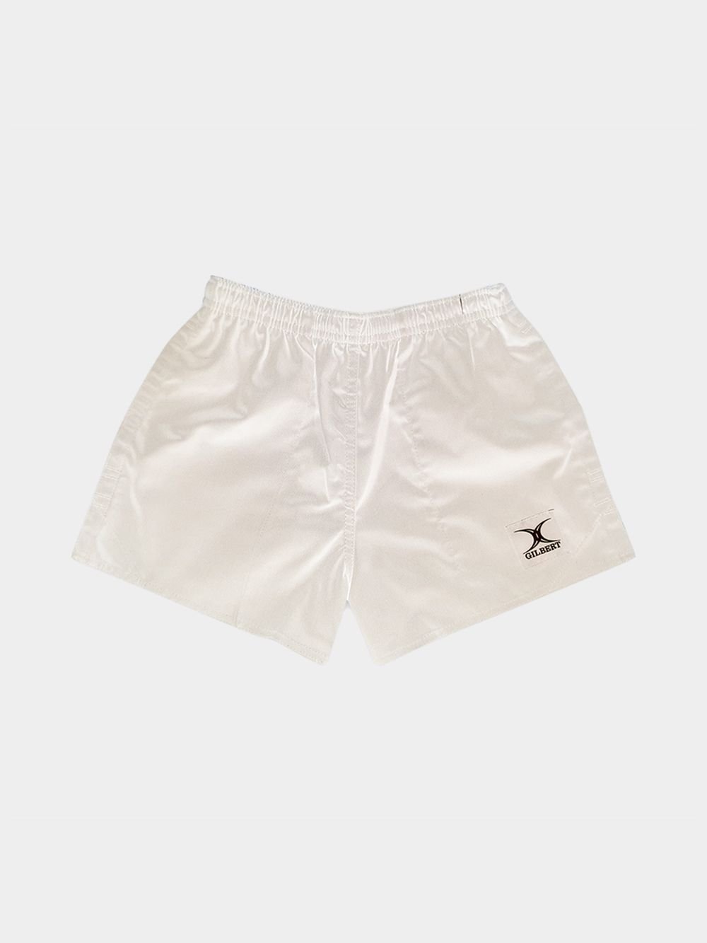 Gilbert Mens Tagged White Rugby Shorts | Bash