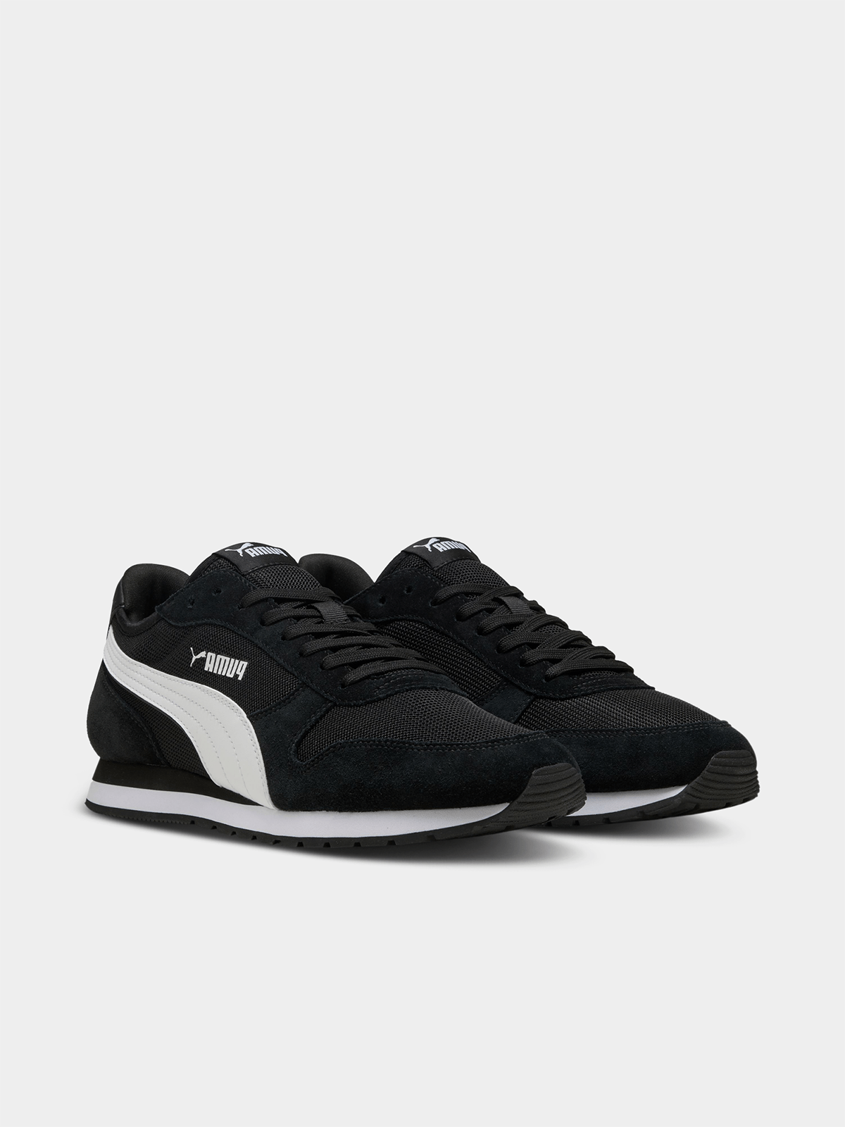 Mens Puma St Miller Black/White Sneaker | Bash