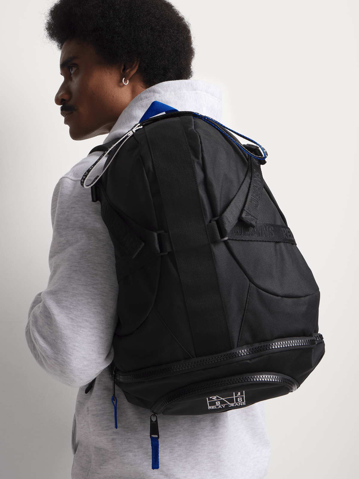 Relay Jeans Men's Utility Hiker Black Backpack | Bash