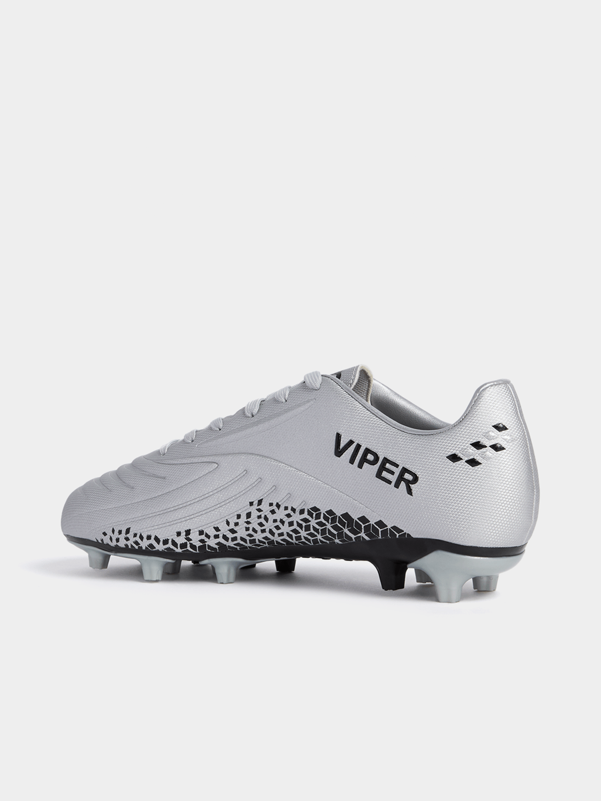 TS Mens Viper Low FG Silver/Black Boots | Bash