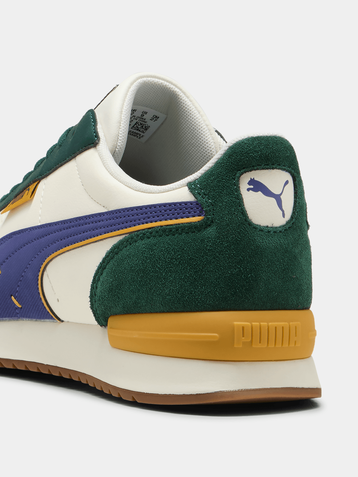 Puma Mens R78 Wind Green/Blue/White Sneakers | Bash