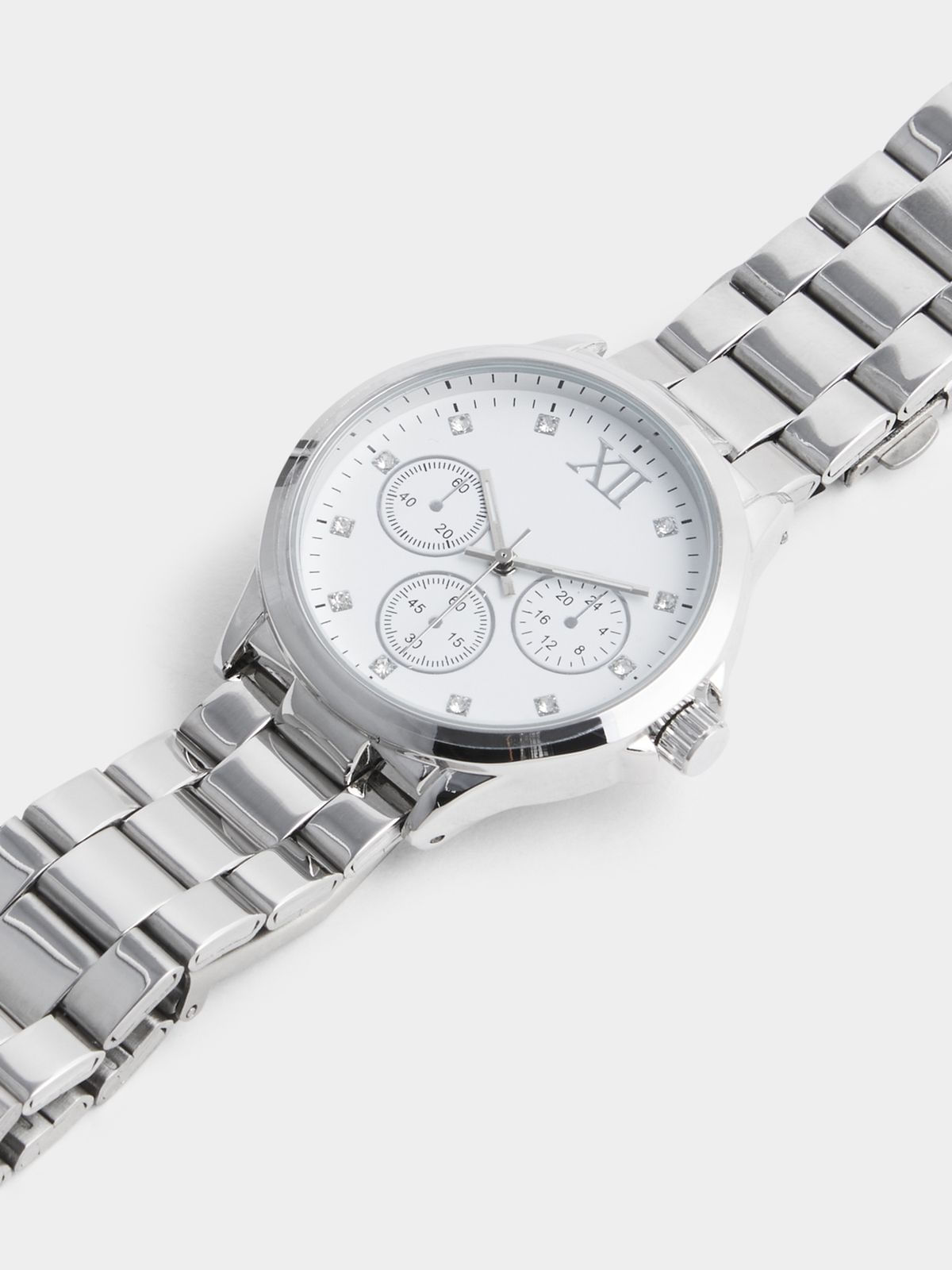 Exact Women's Silver Metal Link Watch | Bash