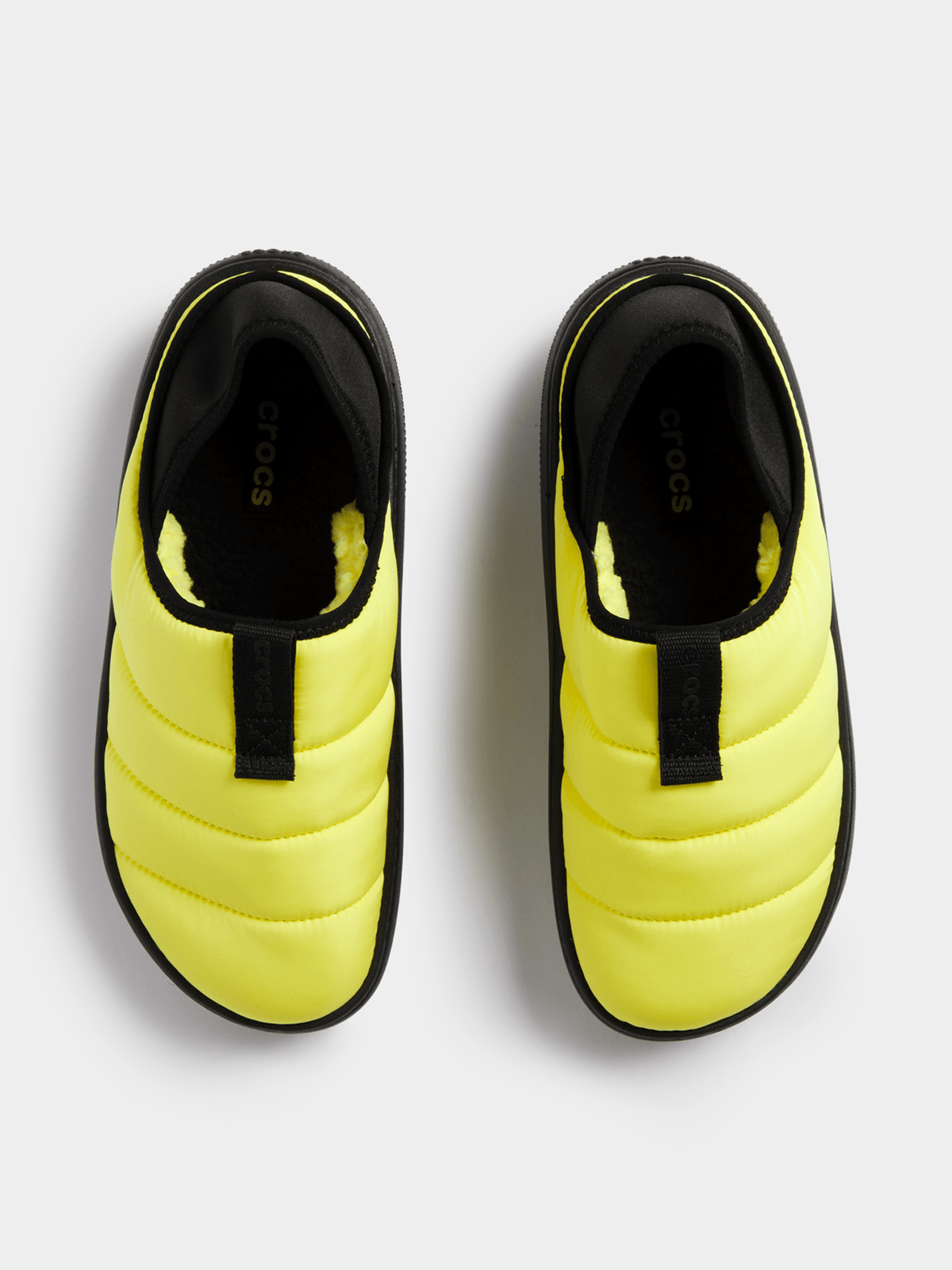 Crocs Men's Classic Puff Moc Yellow Slide | Bash