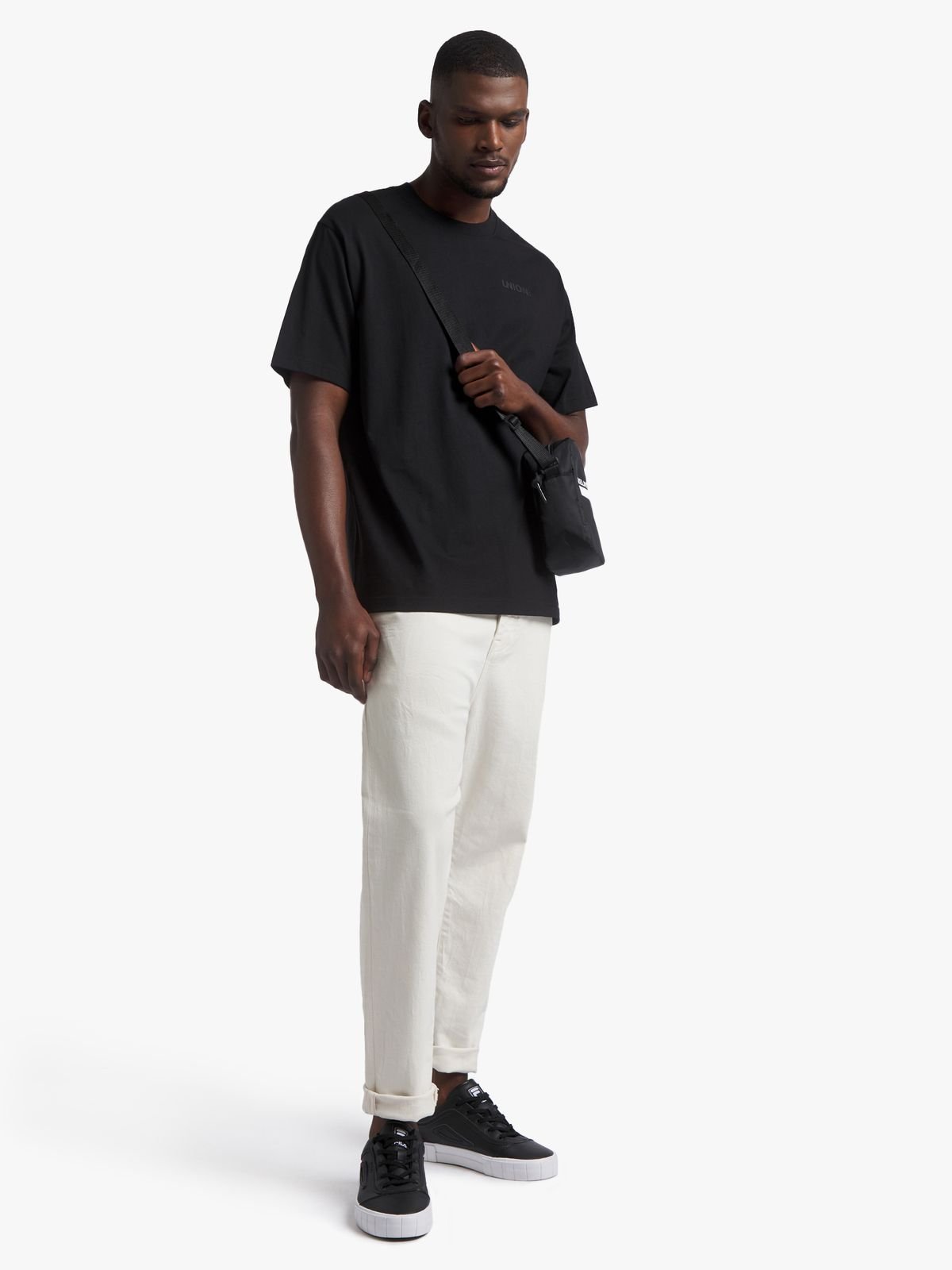 Union-DNM Men's Core Black T-Shirt | Bash