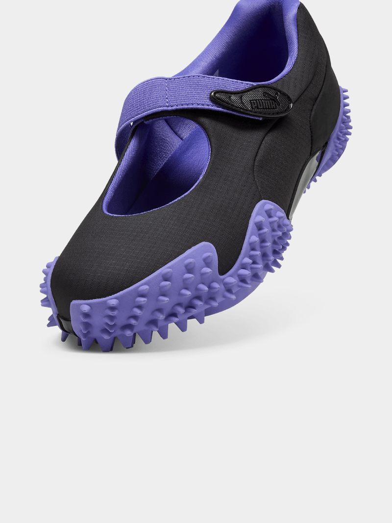 Puma Women's Mostro Fey Launch Black/Purple Sneaker | Bash