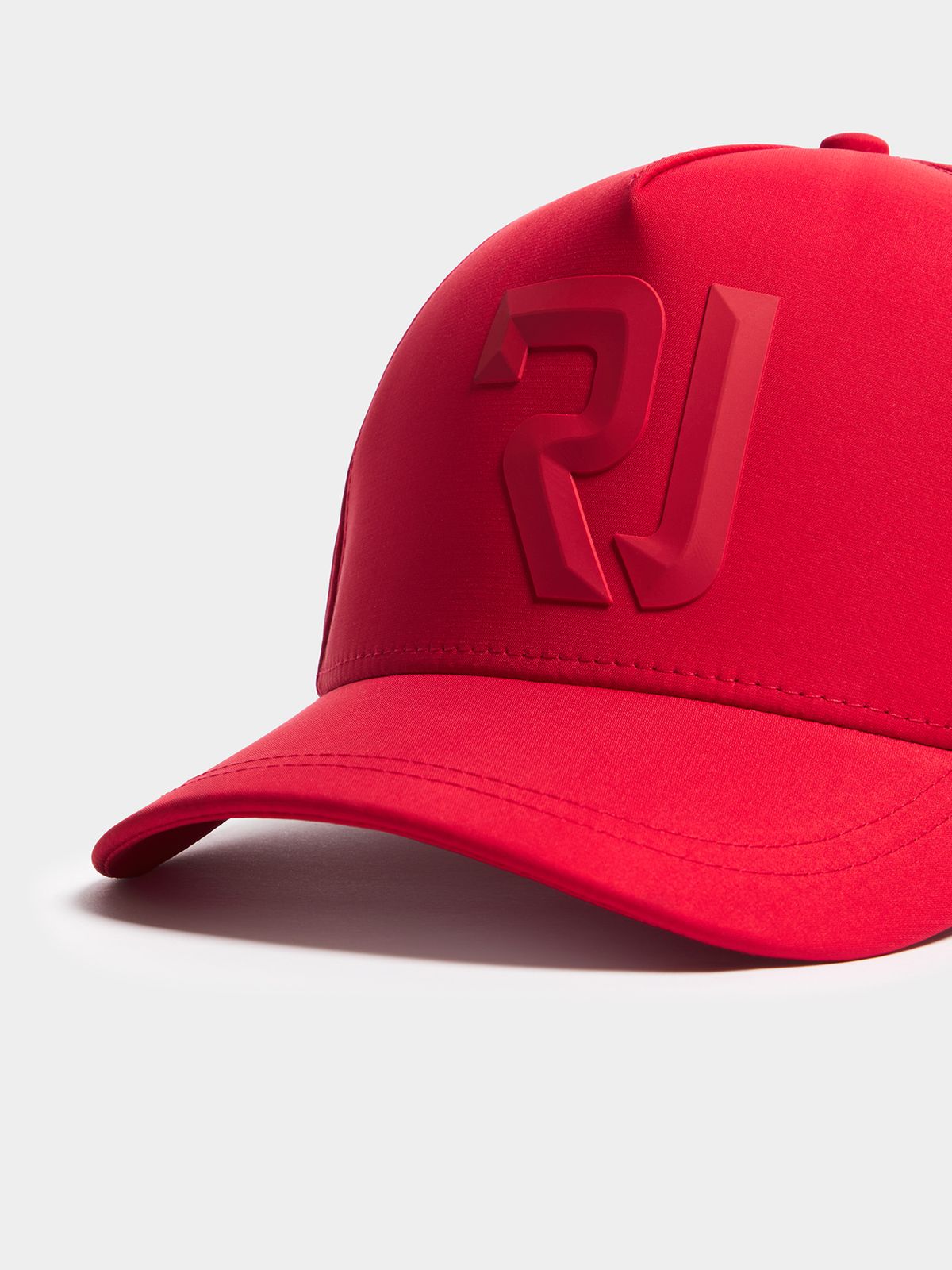 Relay Jeans Men's 6 Panel Plastisol Red Peak Cap | Bash