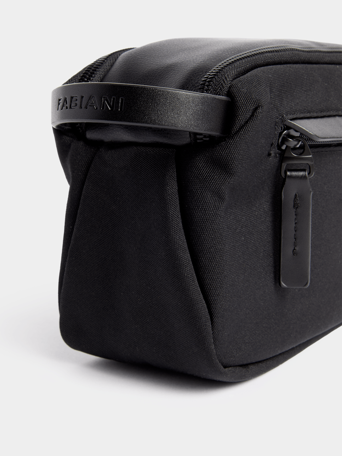 Fabiani Men's Black Travel Wash Bag | Bash