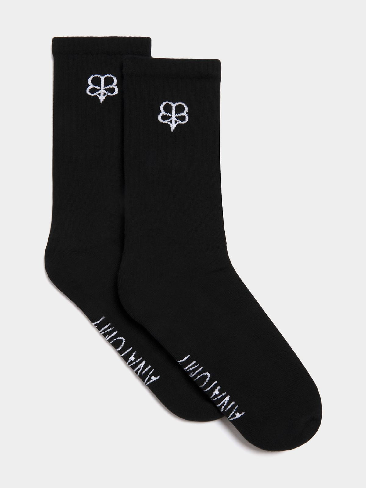 Anatomy Unisex 2-Pack Black Socks | Bash