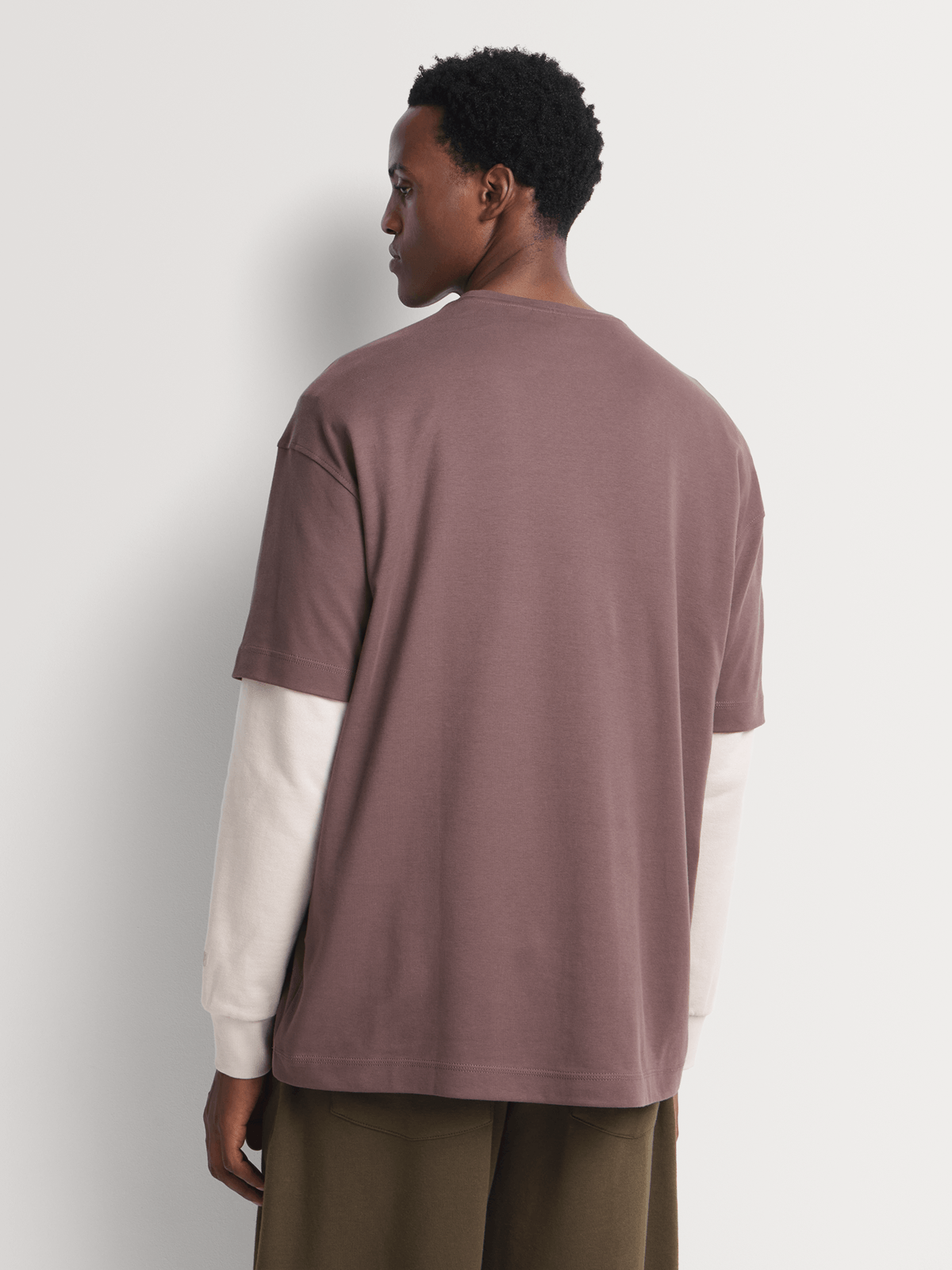 Markham Men's Crewneck Premium Cotton Pink T-Shirt | Bash